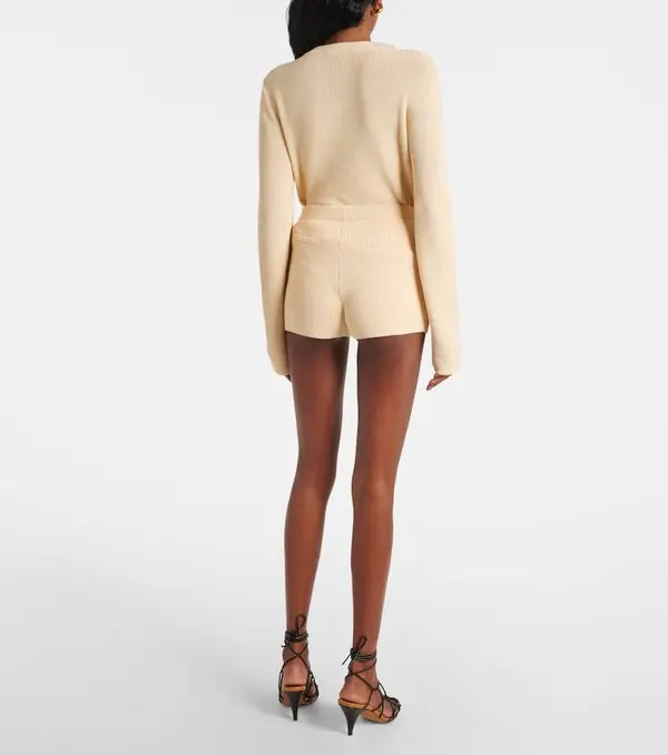 AYA MUSE Lysi Low-rise Shorts - Beige