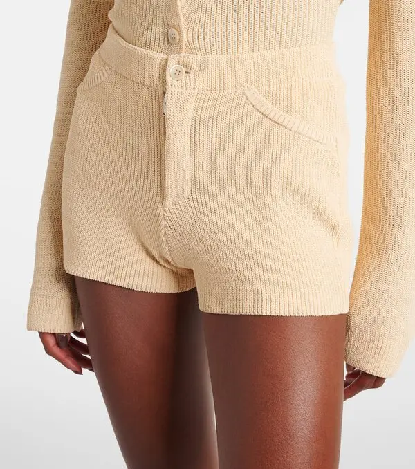 AYA MUSE Lysi Low-rise Shorts - Beige