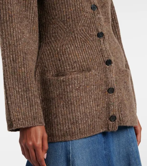 Co Wool-blend Tweed Cardigan