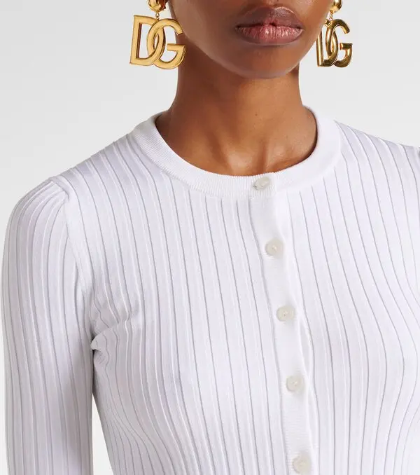 Dolce & Gabbana Ribbed-knit Cardigan