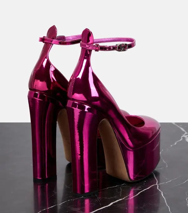 Valentino Garavani Leather Platform Pumps