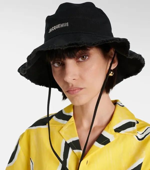 Jacquemus Le Bob Artichaut Bucket Hat - Black