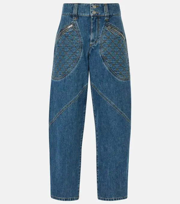 Isabel Marant Étoile Catarina Quilted Jeans
