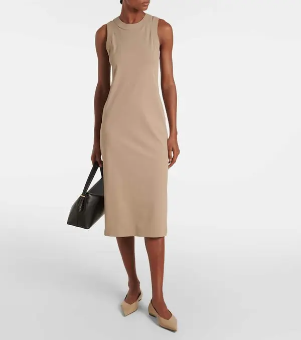 Max Mara Emilia Jersey Midi Dress