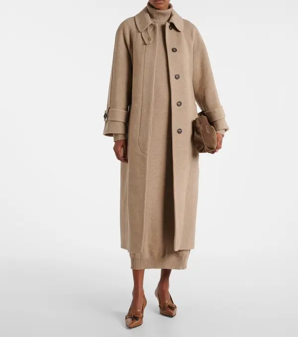 Brunello Cucinelli Cashmere Turtleneck Maxi Dress