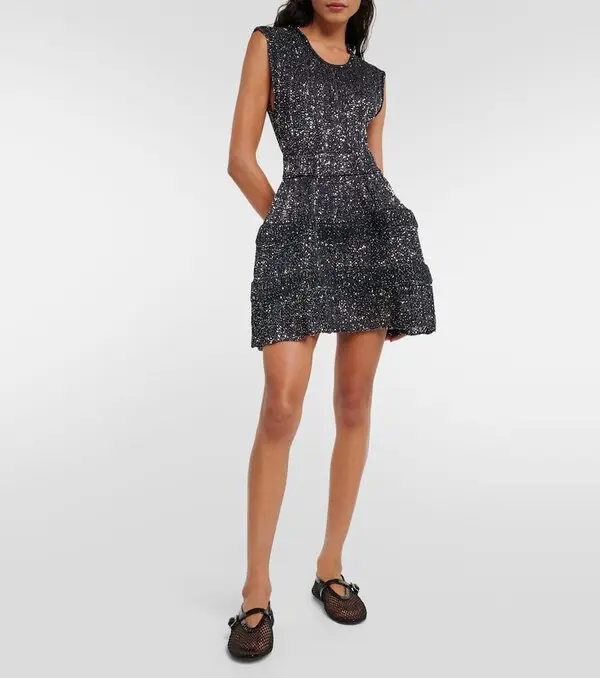 Alaïa Sequined Mini Dress
