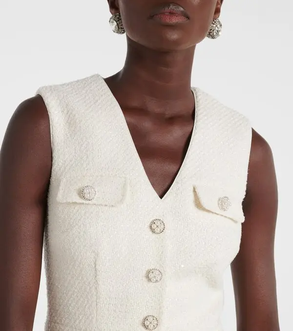 SELF-PORTRAIT Boucle Minidress