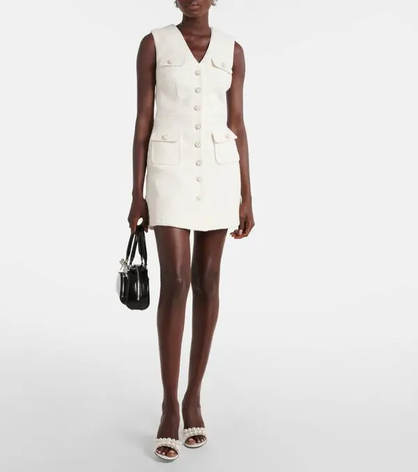 SELF-PORTRAIT Boucle Minidress
