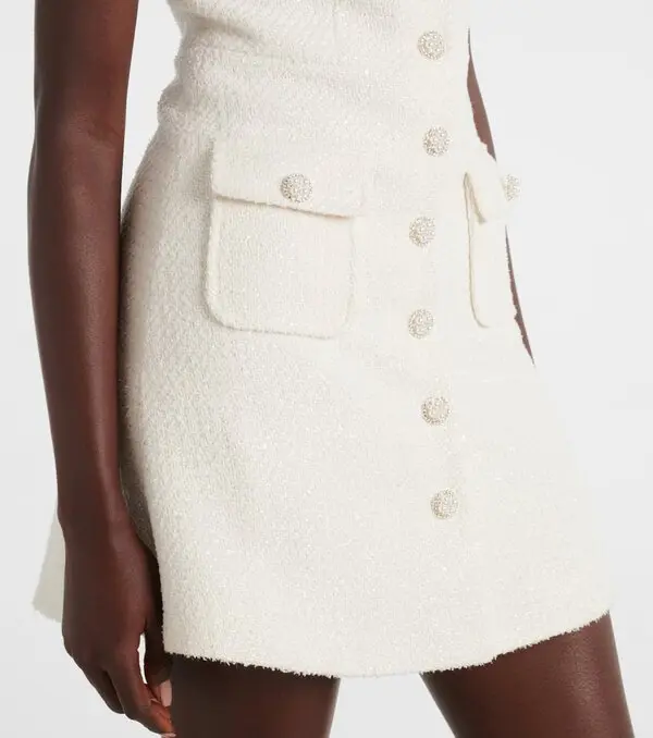SELF-PORTRAIT Boucle Minidress
