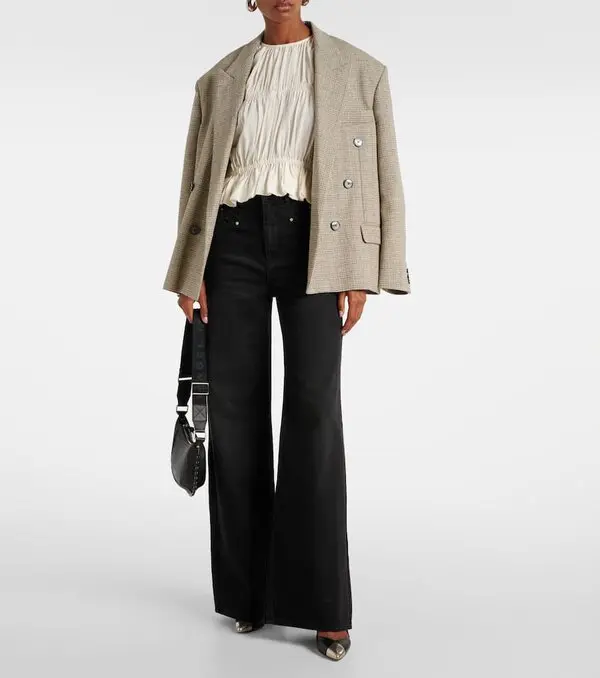 Isabel Marant Étoile Gelina Crepe De Chine Blouse - White