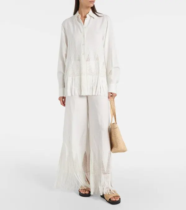 Stella McCartney Elyse Logo Raffia Slides