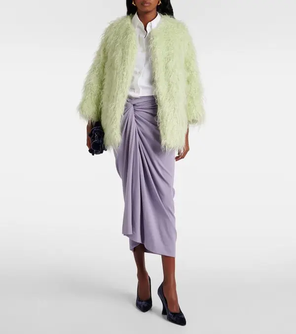 Dries Van Noten Faux Shearling Jacket