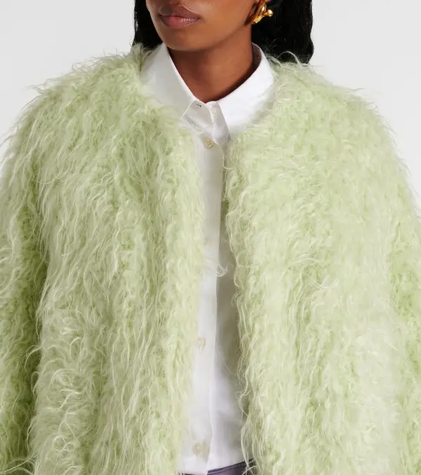 Dries Van Noten Faux Shearling Jacket