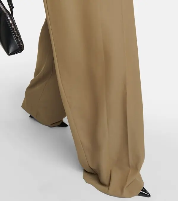 THE SEI Pleated Wide-leg Trousers - Brown