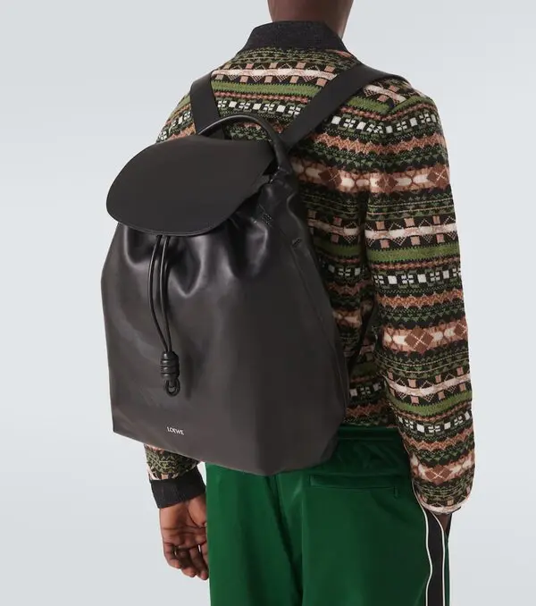 Loewe Flamenco Leather Backpack