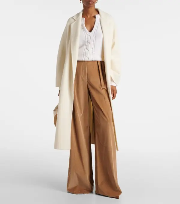 Max Mara Cancan Cable-knit Cashmere Sweater