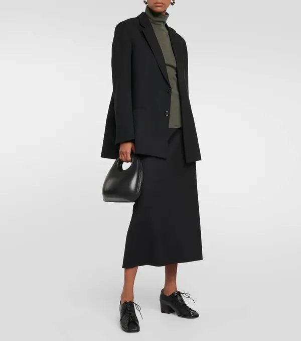 LEMAIRE Souris Derby Leather Pumps - Black