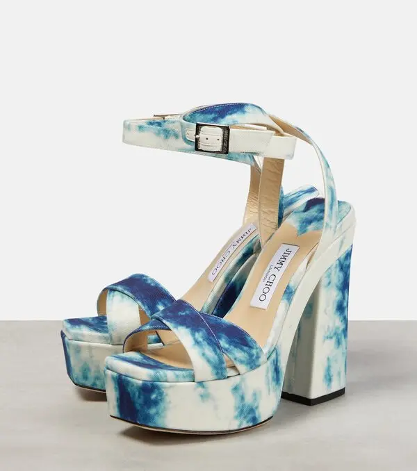 JIMMY CHOO Gaia 140 Platform Sandals