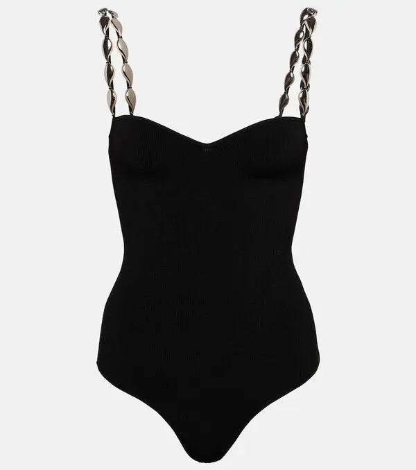 Galvan Crystal Wave Bodysuit