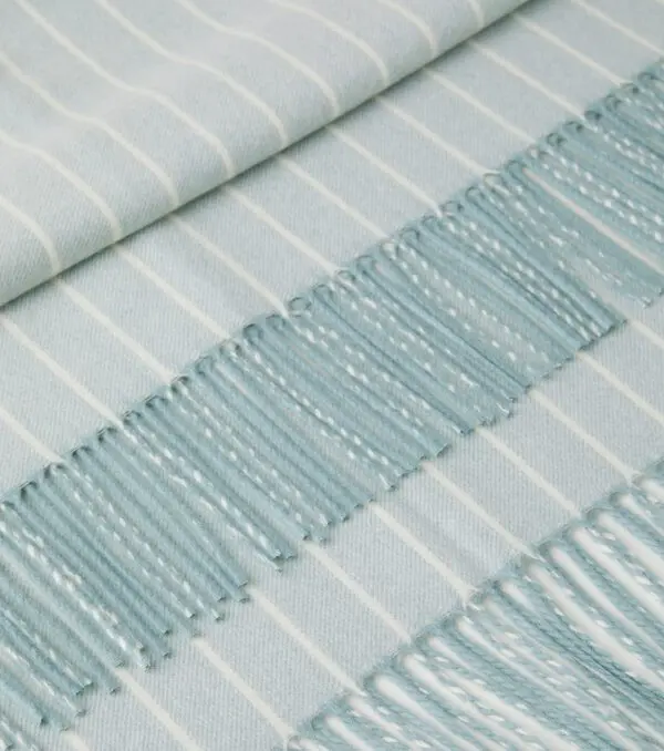 Loro Piana Pinstriped Cashmere Throw