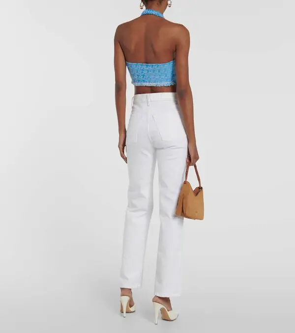 Staud Becca Tweed Crop Top