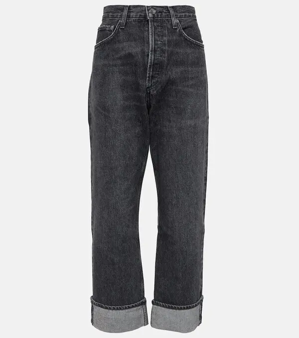AGOLDE Fran Mid-rise Straight Jeans
