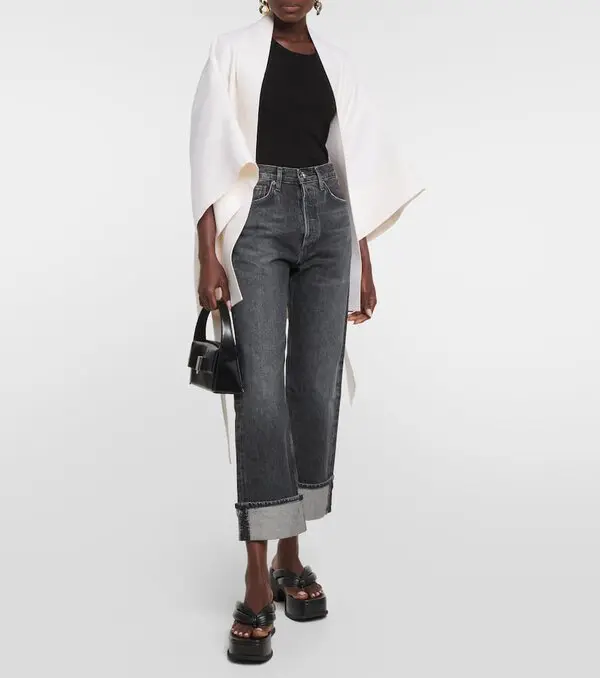 AGOLDE Fran Mid-rise Straight Jeans