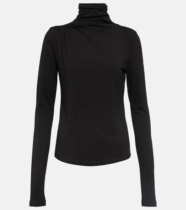 MARANT ETOILE Lou Jersey Turtleneck Top