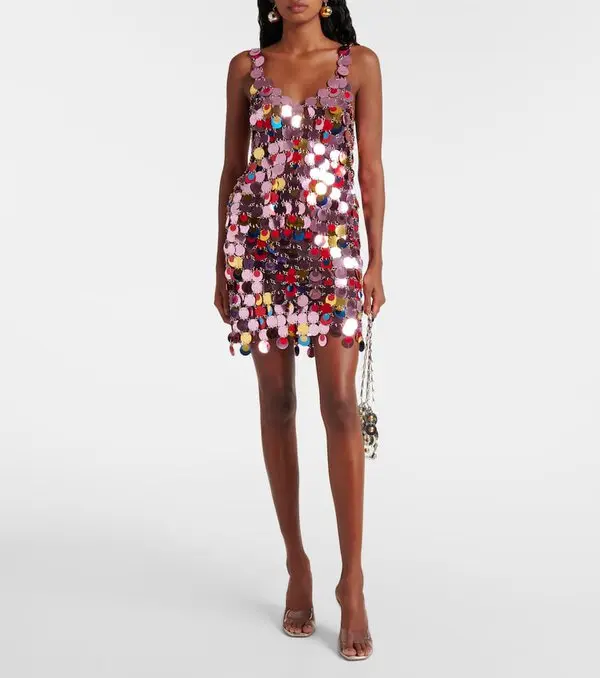 Rabanne Sequined Mini Skirt