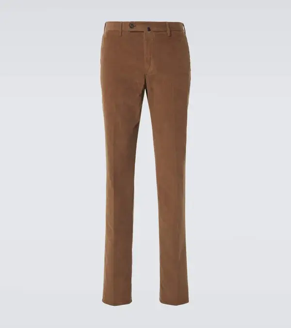 SLOWEAR Incotex Cotton Corduroy Straight Trousers