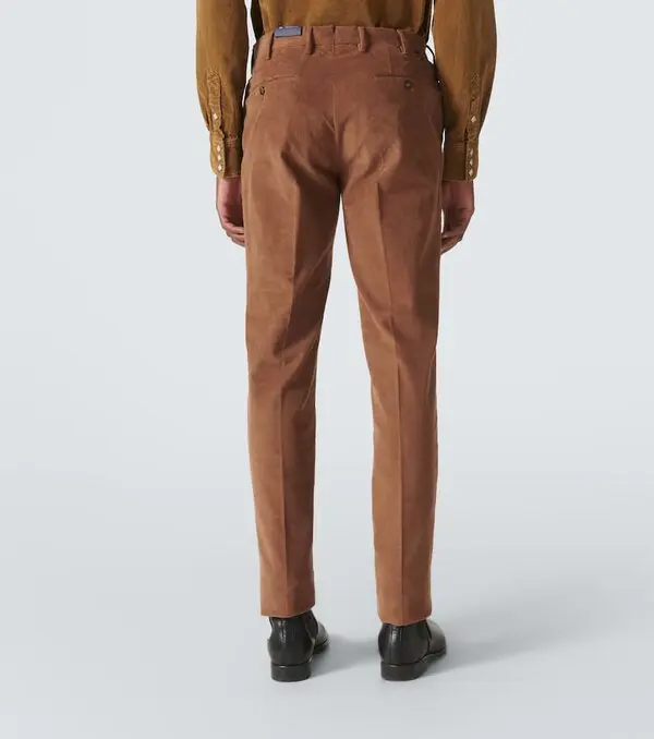 SLOWEAR Incotex Cotton Corduroy Straight Trousers