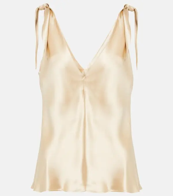 Gabriela Hearst Arrow Silk Top