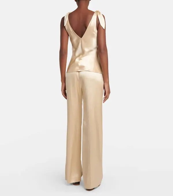 Gabriela Hearst Arrow Silk Top
