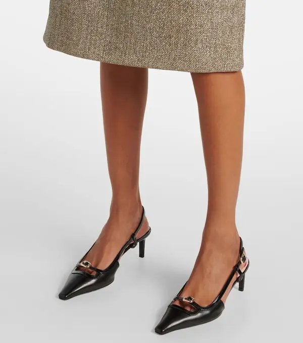 ROGER VIVIER Viv' Canard 55 Slingback Pumps