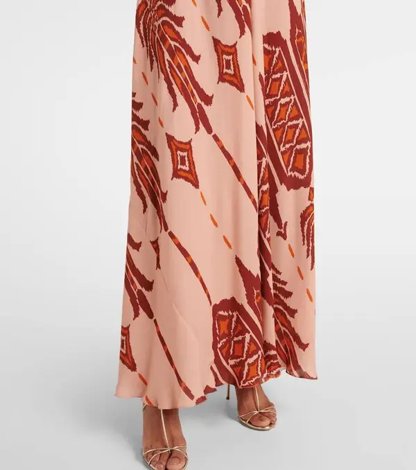 Johanna Ortiz Printed Silk Gown