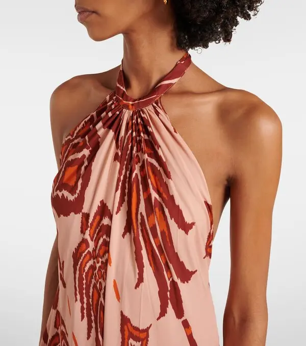 Johanna Ortiz Printed Silk Gown