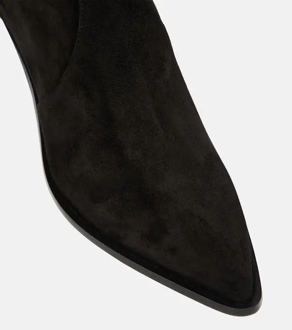 AQUAZZURA Brunswick Suede Ankle Boots