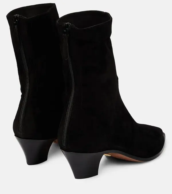 AQUAZZURA Brunswick Suede Ankle Boots