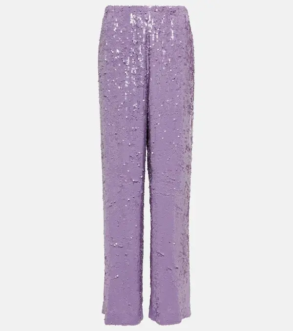 Dries Van Noten Sequined Straight Pants