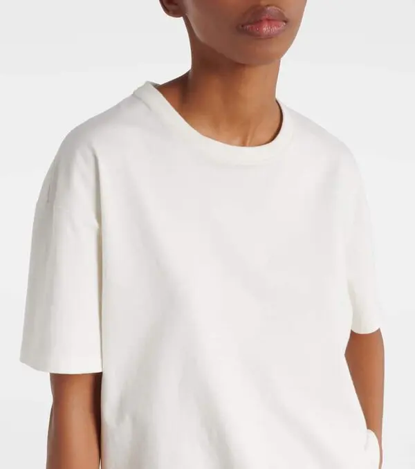 THE ROW Lila Cashmere Jersey Top