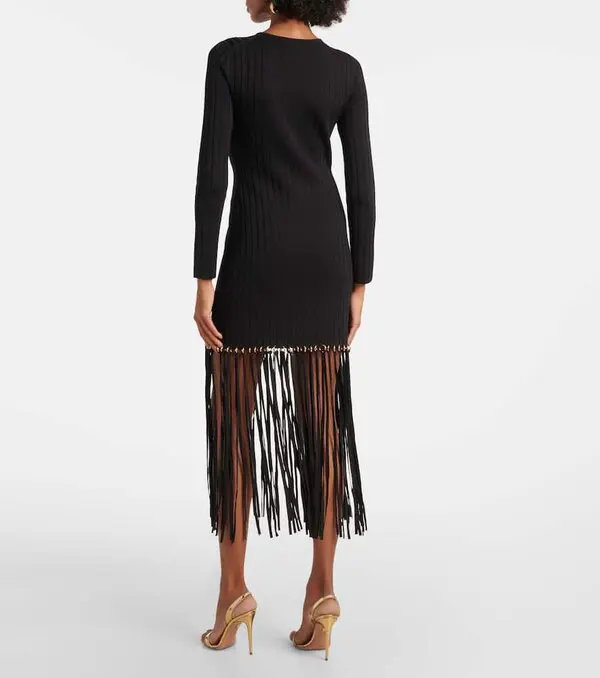 Simkhai Sharron Fringed Midi Dress