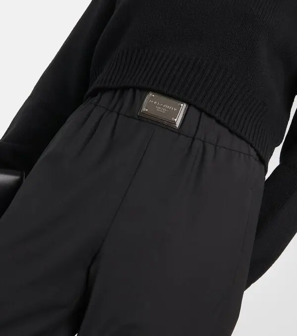 Dolce & Gabbana Wool-blend Wide-leg Trousers