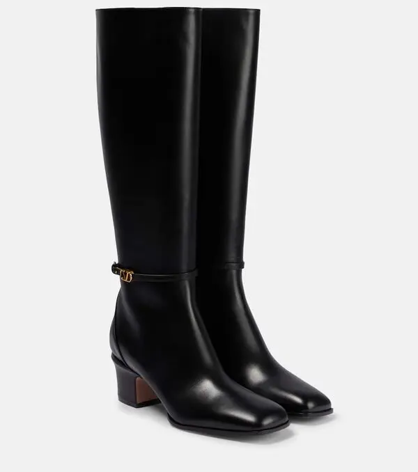 Valentino Garavani Leather Knee-high Boots