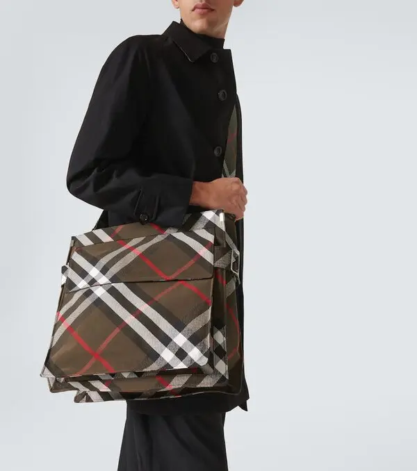 Burberry Medium Check Tote Bag