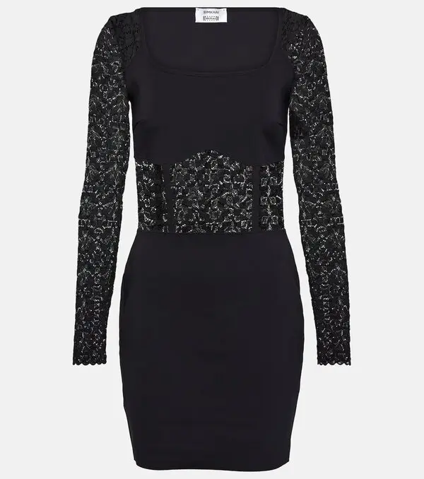Wolford X Simkhai Intricate Pattern Minidress