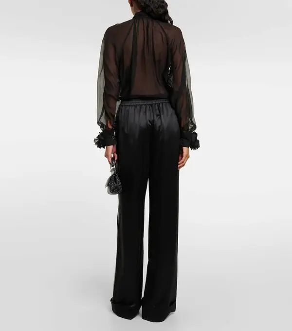 Dolce & Gabbana High-rise Wide-leg Pants