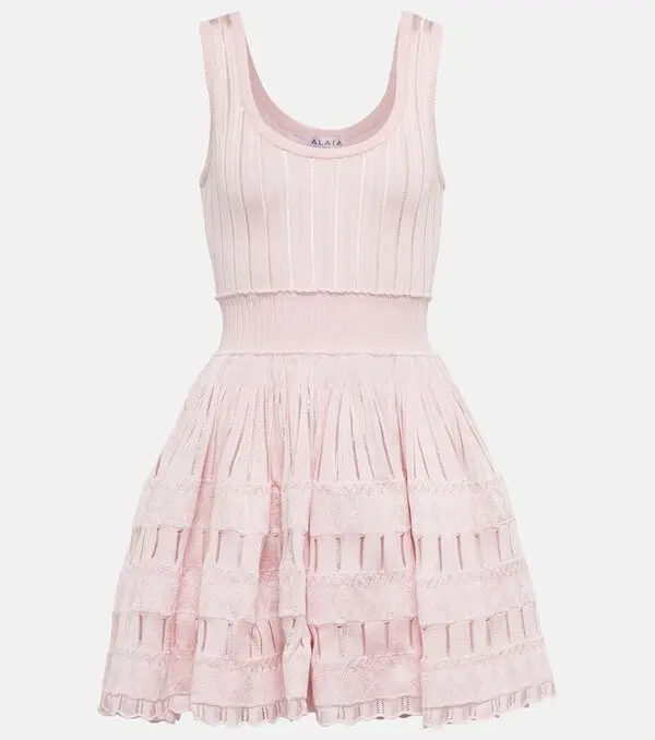 Alaïa Crinoline Mini Dress - Pink