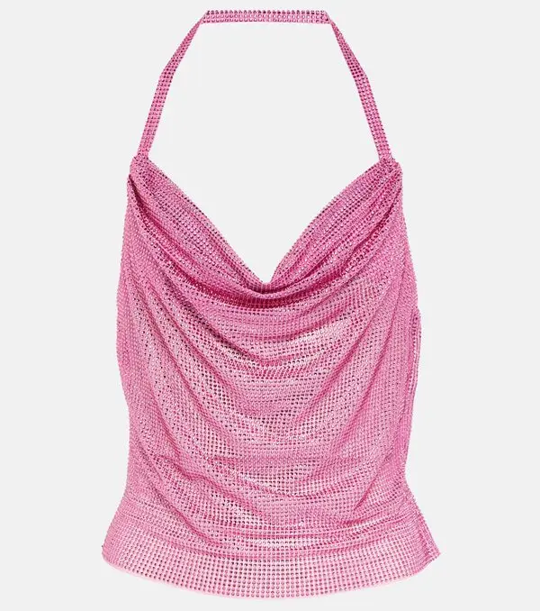 Giuseppe Di Morabito Embellished Cowl-neck Top