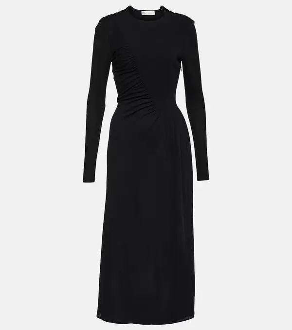Tory Burch Ruched Midi Dress