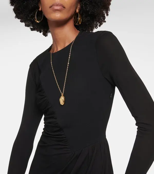 Tory Burch Ruched Midi Dress